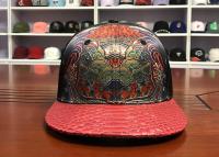 China Custom Phoenix Logo Snapback Hat 100% Cotton Flat Bill Sports Cap for Men Women for sale