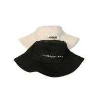 China Custom Logo Cotton Bucket Hat for Outdoor Fishing Sun Protection 58cm for sale