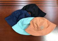 China Custom Logo 100% Cotton Twill Flat Embroidery Bucket Hats Caps 55-58cm for sale