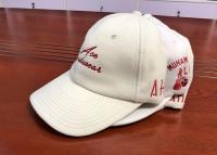 China Custom 6 Panel Baseball Cap 100% Cotton Metal Buckle Closure Embroidery Logo for sale