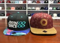 China Custom Unisex Snapback Hat 6 Panel 100% Cotton Adjustable 56-62cm OEM for sale