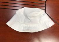 China Custom White Summer Fisherman Bucket Hat 100% Cotton Unisex 58-60cm for sale
