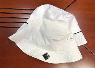 China Custom Woven Label Fishing Bucket Hat 100% Cotton Adjustable 56-60cm for sale