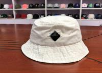 China Custom Woven Label Fishing Bucket Hat 100% Cotton Adjustable 56-60cm for sale