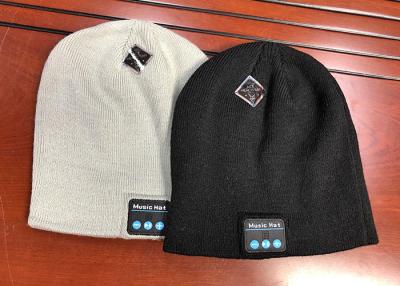China Bluetooth Beanie M5 with 3-Hour Play Time and 18-Hour Standby - 100% Acrylic Wireless Earbud Hat for sale