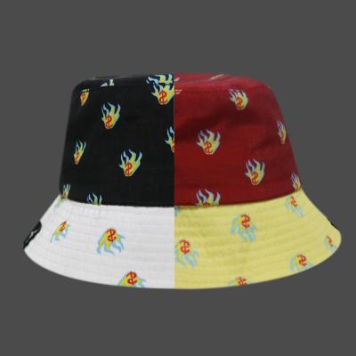China Custom Cotton Twill Bucket Hat 56-58cm Promotional Fishing Sun Hat for Outdoor Advertising for sale