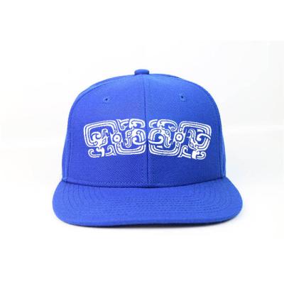 China Custom Snapback Cap with 7-Hole Plastic Back Closure and Silk Print Panels - 48-62cm Adjustable Size Range for sale