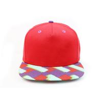 China Girls Polyester Fabric Flat Brim Snapback Hats Sublimination Print for sale