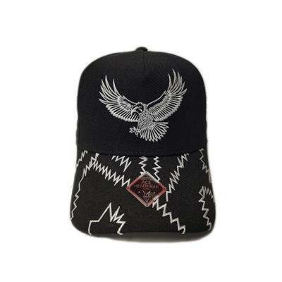 China Custom Flat Embroidered Baseball Cap for Men Size 56-60 cm Outdoor Hip Hop Style for sale