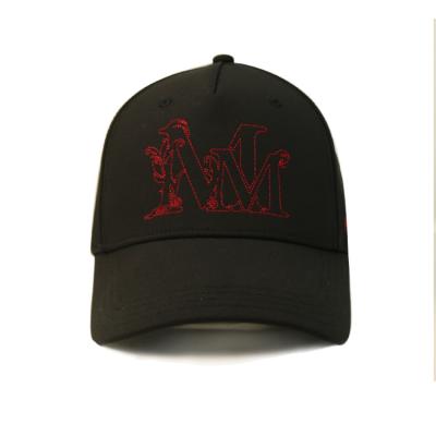 China OEM ODM Solid Color Embroidered Baseball Caps For Adults Character Style for sale