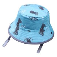 China Custom Cotton Baby Bucket Hat with UPF 50+ Sun Protection - 48cm to 62cm Sizes Available for sale