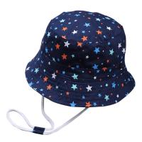 China Custom Cotton Baby Bucket Hat with UPF 50+ Sun Protection - 48cm to 62cm Sizes Available for sale