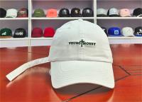 China ACE ODM Creative Flat Embroidery Logo Long Strip Buckle Custom Baseball Curve Brim Cap Hat for sale