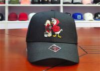 China Custom Flat Embroidery Animal Logo Baseball Curve Brim Cap Hat Adult Size 58-62cm OEM ODM for sale