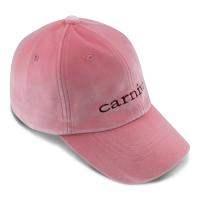 China Polyester Peach Skin 6 Panel Baseball Cap Self Strap 58cm Custom Logo for sale