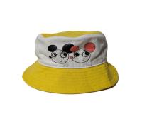 China Custom Kids Cotton Bucket Fisherman Cap 48-55cm Size OEM Silk Print Logo Soft Cute Hat for sale