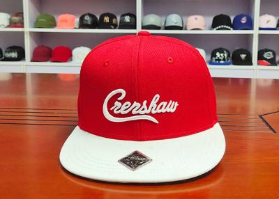 China Custom 3D Embroidery Logo Snapback Cap for Men Women Outdoor Polyester Cotton 56-60cm for sale