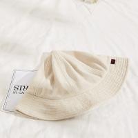 China Custom Logo Terry Corduroy Fisherman Bucket Hat 56-58cm Winter Cotton for sale