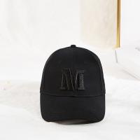 China Unisex Six Panels Cotton Fabric 60cm Embroidered Baseball Caps for sale