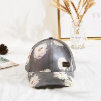 China Constructed 54cm Embroidered Baseball Caps Flower Printing for sale
