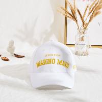 China Embroidery Curved Brim Baseball Cap Adujustable Six Panels for sale