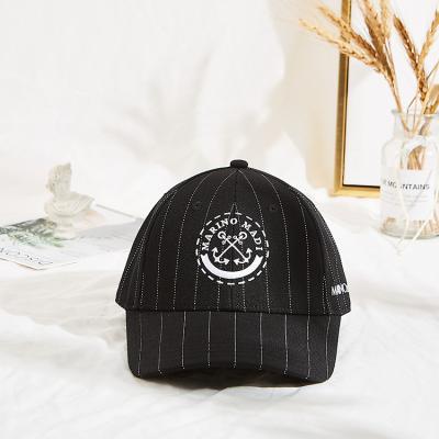 China Black 50cm Embroidered Baseball Caps With Metal Buckle for sale