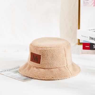 China 58cm Warm Winter Plush Faux Mink Fur Bucket Hat for Adults - Customizable 56-58cm Size with 100pcs MOQ for sale