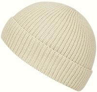China Wholesale Acrylic Plain Knit Beanie Hats Adult Size 56-60cm Custom Logo for sale