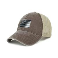 China 58cm Grey Denim Baseball Cap with Custom Embroidery - 100% Cotton Golf Sports Hat with Adjustable Buckle Closure for sale