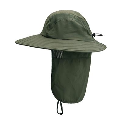 China Custom Anti UV Fisherman Bucket Hat 58cm for Hot Summer Outdoor Sun Protection for sale