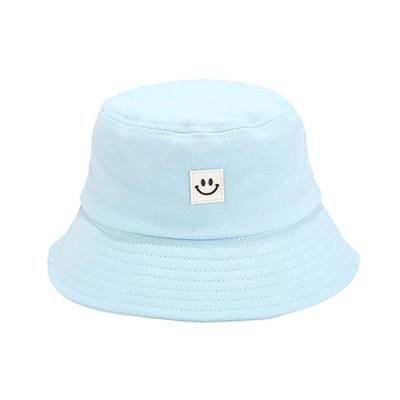 China Custom Cotton Fisherman Bucket Hat 58cm Unisex Metal Buckle 8cm Brim for sale
