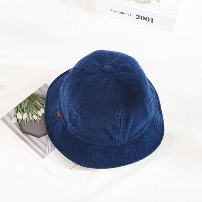 China Custom Logo Wool Bucket Hat for Women Winter 56-60cm Adjustable Fisherman Cap for sale