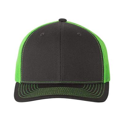 China Green 6-Panel Trucker Mesh Cap 58cm Size with Custom Logo Options for Sports and Promotional Use for sale