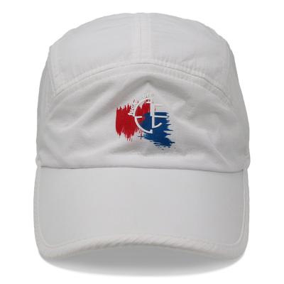China 5 Panel 60cm Sports Dad Hat with Adjustable Strap Closure - 100% Cotton Custom Embroidery Cap 95g Weight for sale