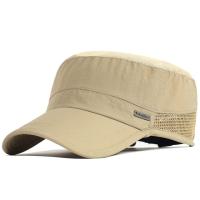 China Military Cadet Cap 58cm Circumference with Quick-Dry Mesh and 7-8cm Curved Brim for Outdoor Sports for sale