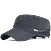 China Military Cadet Cap 58cm Circumference with Quick-Dry Mesh and 7-8cm Curved Brim for Outdoor Sports for sale