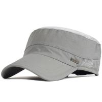 China Military Cadet Cap 58cm Circumference with Quick-Dry Mesh and 7-8cm Curved Brim for Outdoor Sports for sale