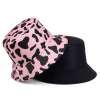 China Custom Cotton Bucket Hat 58cm Striped Print Fisherman Cap OEM ODM for sale