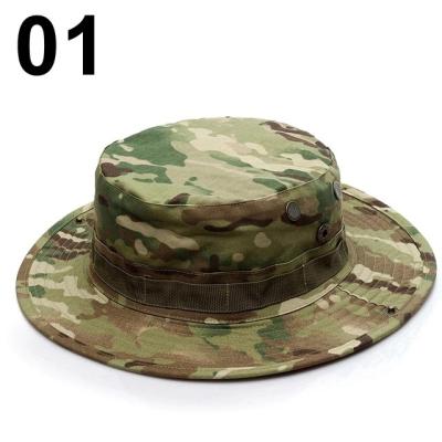 China Custom Military Camouflage Boonie Bucket Hat 58cm for Outdoor Hunting Hiking Fishing for sale