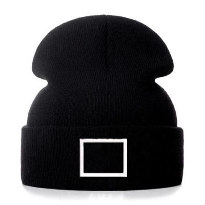 China 60cm Custom Embroidery Knit Beanie Hats for Men with Fluorescent Options - 3-7 Day Samples, 25-45 Day Bulk Orders for sale