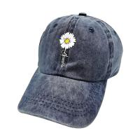 China Custom 58cm Cotton Dad Hat Embroidered Printed Baseball Cap Unstructured 6 Panel for sale