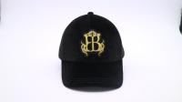 China Winter Plain Velvet Embroidered Baseball Caps 56cm 3D Patch Logo for sale