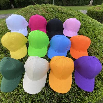 China Custom Adjustable Velcro Sun Protection Dad Hat 6 Panel Low Profile Baseball Cap 58cm for sale