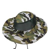 China Digital Printed Multi Panel Military Bucket Hat Camouflage Boonie Hat for sale