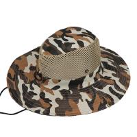 China Digital Printed Multi Panel Military Bucket Hat Camouflage Boonie Hat for sale