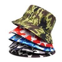 China Custom Camouflage Bucket Hat for Men Women Outdoor Fishing Hat 58cm Size for sale
