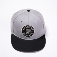 China OEM 100% Cotton Flat Brim Baseball Cap Korean Hip Hop Cap for sale