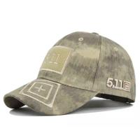China Custom Camo Baseball Cap 58cm Adjustable Army Military Hat Curved Brim Unisex for sale