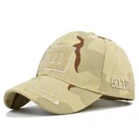 China Custom Camo Baseball Cap 58cm Adjustable Army Military Hat Curved Brim Unisex for sale