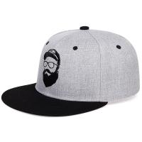 China 58cm Flat Brim Snapback Cap Plain Color 7 Holes Buckle for sale